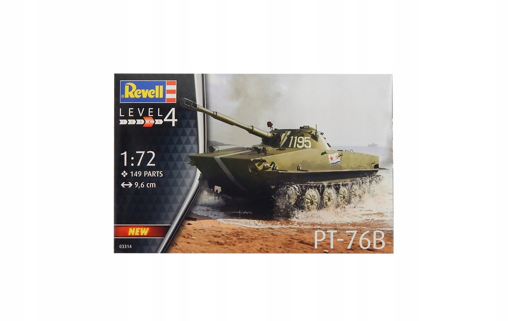 A9659 Model do sklejania czołg pływający PT-76B - 10546045400 ...