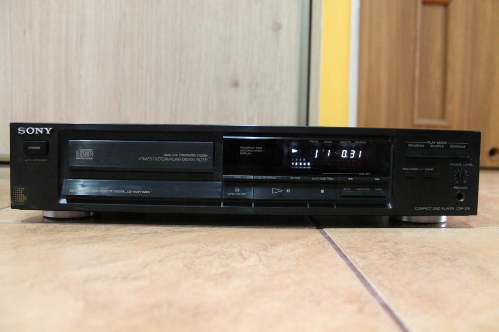 Odtwarzacz CD Sony CDP-270 - 13748766391 - oficjalne archiwum Allegro