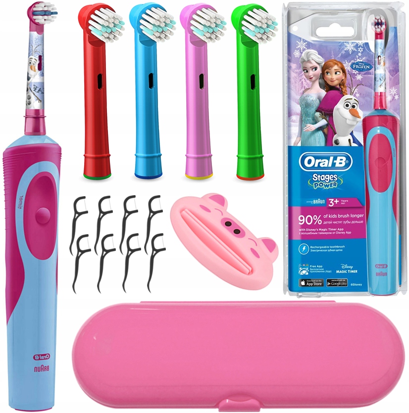 SZCZOTECZKA ELEKTRYCZNA ORAL-B DLA DZIECI FROZEN - 11255936836 - oficjalne archiwum Allegro