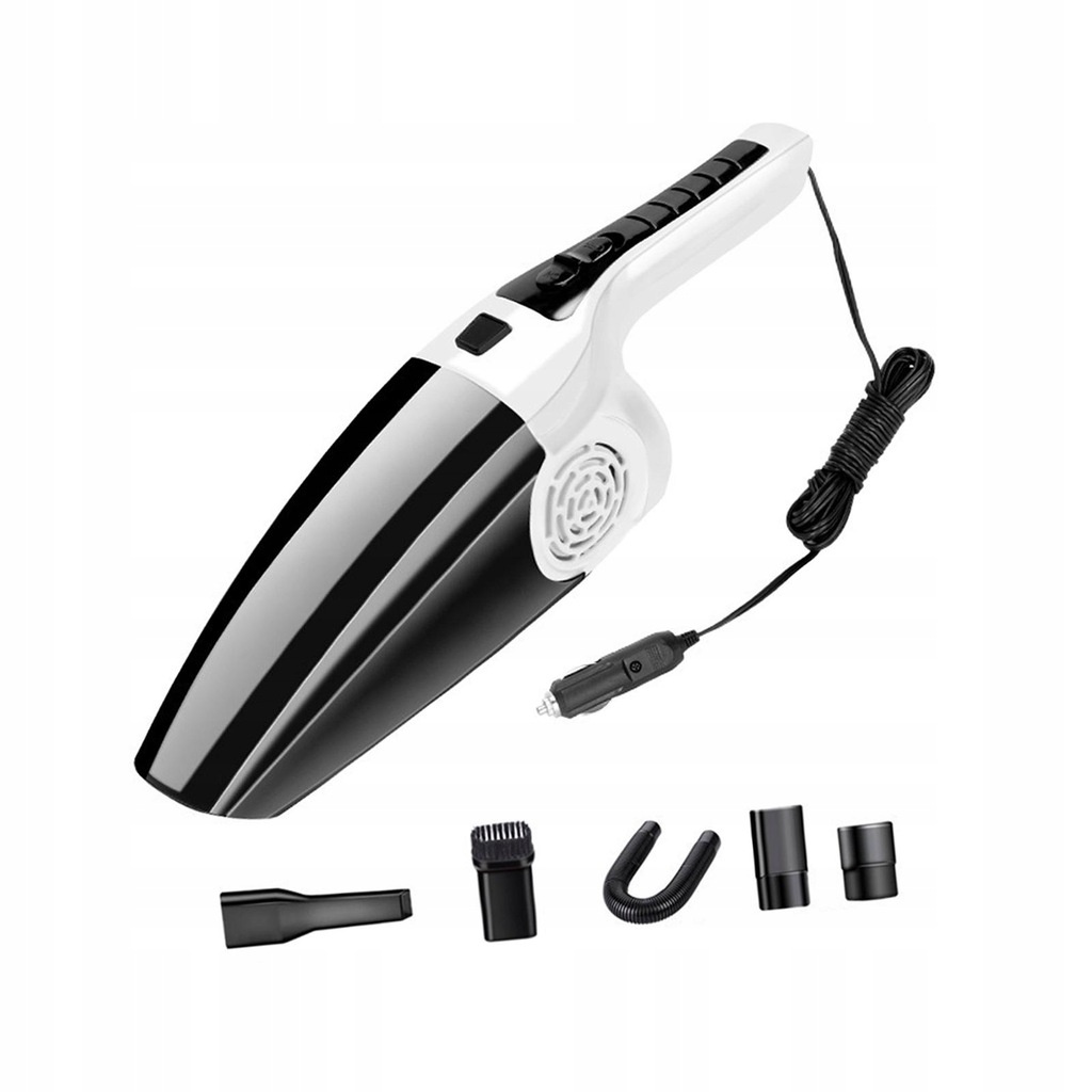 Corded Vacuum Cleaner High Power Suction Wet and Dry Use Stable White ...