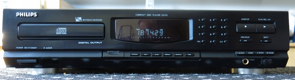 PHILIPS CD 751 + PILOT + INSTRUKCJA RZADKI MODEL - 12058741593 ...