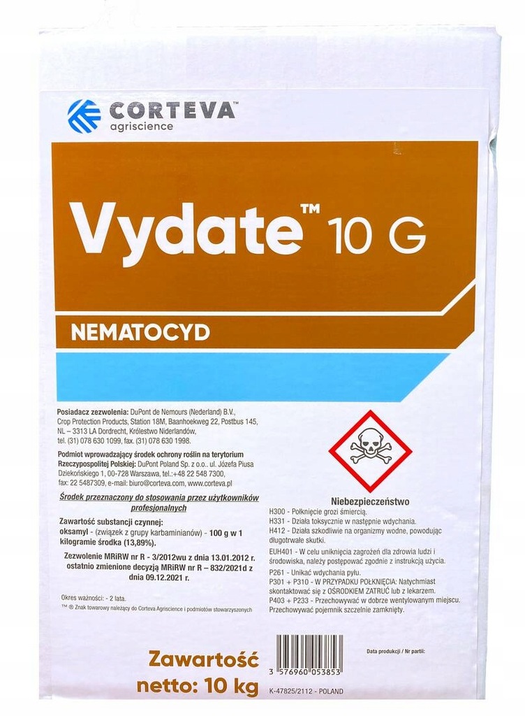Vydate 10G 10kg nicienie drobnica burakowa - 13070162334 - oficjalne ...