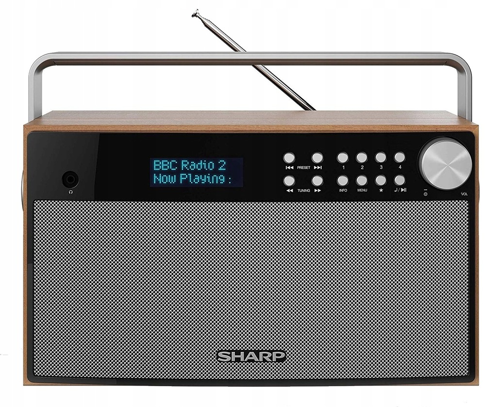Radio Sharp sieciowo-bateryjne DAB+ FM DR-P350 DAB - 11456194427 ...