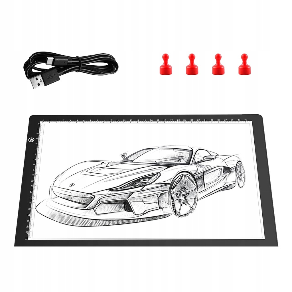 TABLET GRAFICZNY DESKA KREŚLARSKA DO RYSOWANIA KALKA TABLICA DLA DZIECI ...