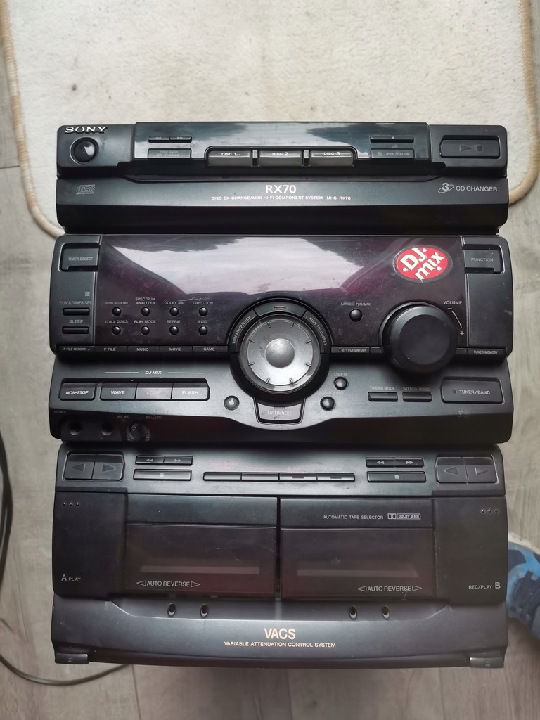 Wieża Sony RX-70 - 13806536468 - oficjalne archiwum Allegro