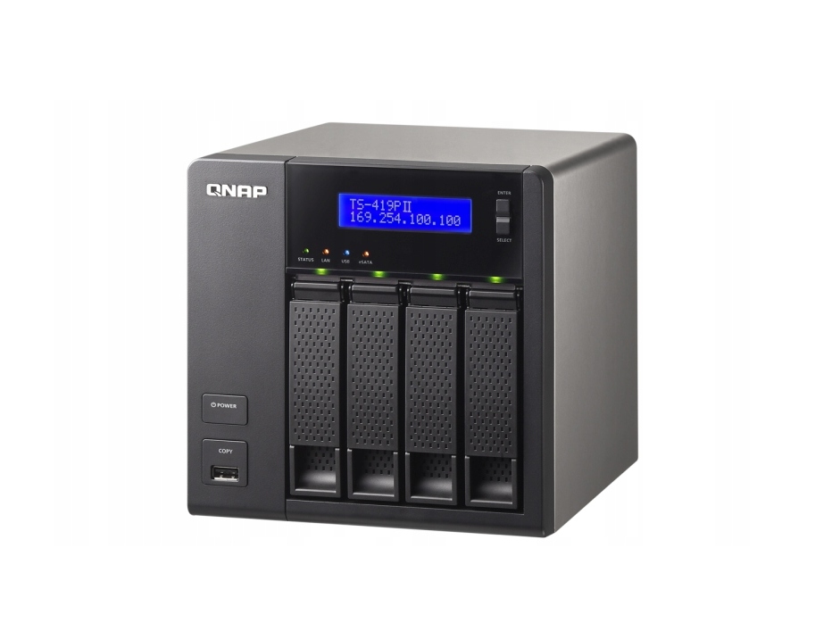 DYSK SIECIOWY NAS QNAP TS-419P II 12TB 4X3,5'' USB - 13027821079 - oficjalne archiwum Allegro