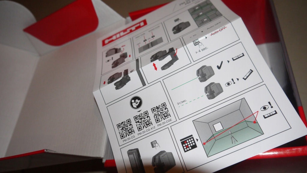 PION I LASER LINIOWY KRZYŻOWY PM 20-CGE hilti - 12631558897 - oficjalne ...