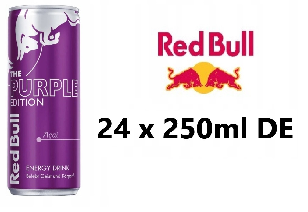 Red Bull Purple Edition Jagoda - Acai 24 x 250ml DE - 17126884305 ...