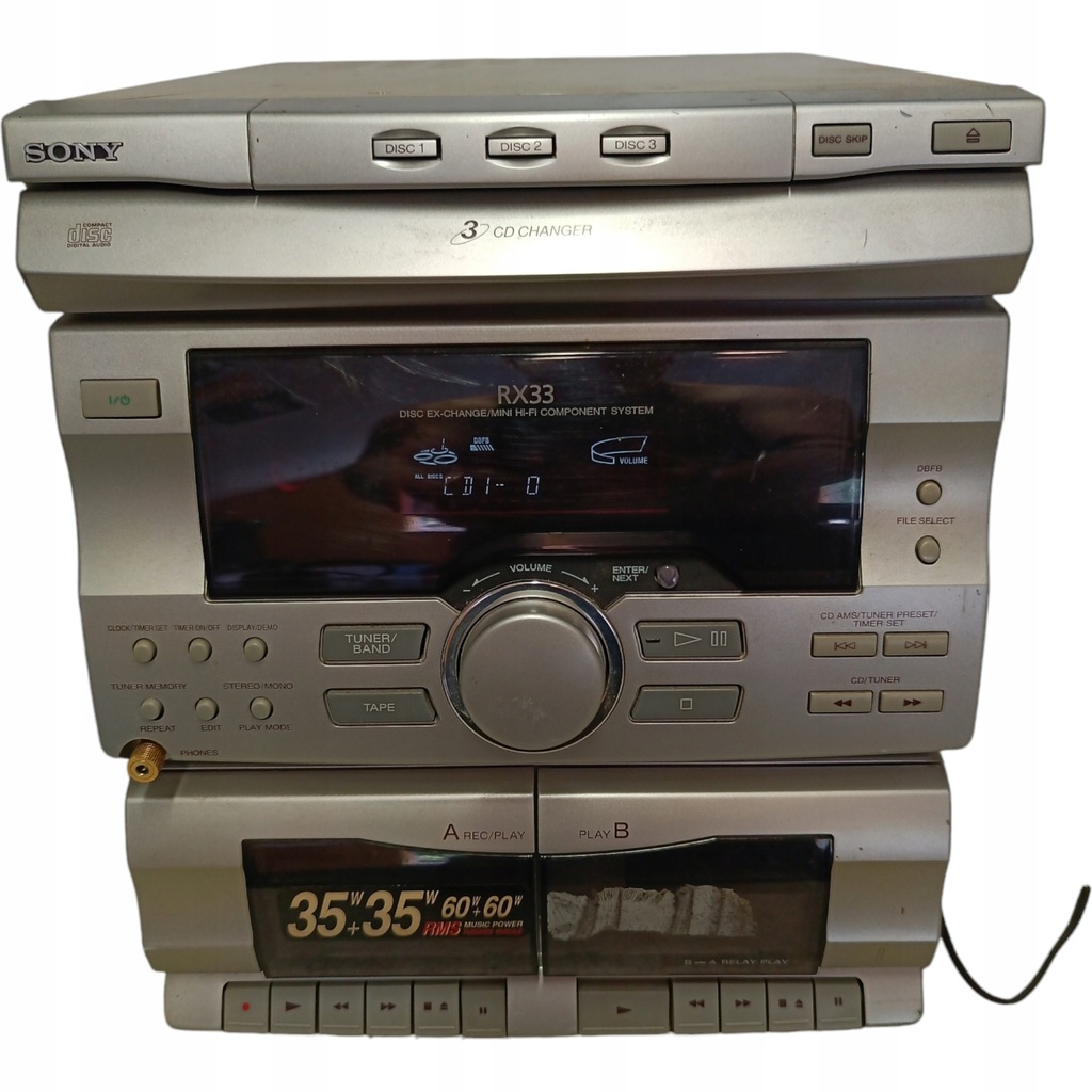 Wieża Sony HCD-RX33 - AUKCJA BCM - 16352040897 - oficjalne archiwum Allegro