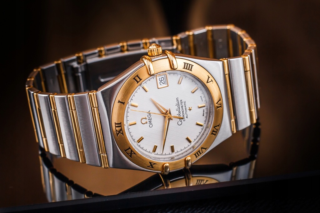OMEGA CONSTELLATION AUTOMATIC COSC SS|18K GOLD 36MM/KPL. - 14648606737 ...