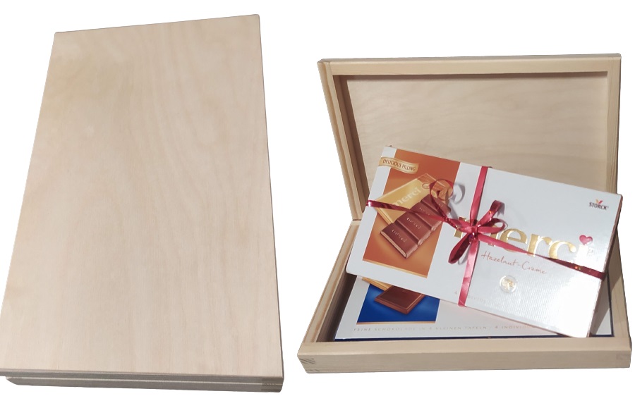 Drewniane PUDEŁKO na BANKNOTY PIENIĄDZE CZEKOLADĘ - 10954466771 - oficjalne archiwum Allegro