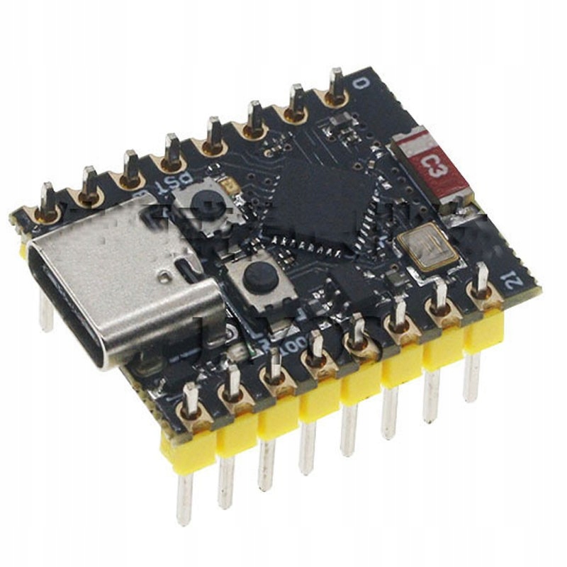 ESP32-C3 Super Mini WiFi Bluetooth 5.0 RISC-V USB-C zlutowany - 15626180523 - oficjalne archiwum ...