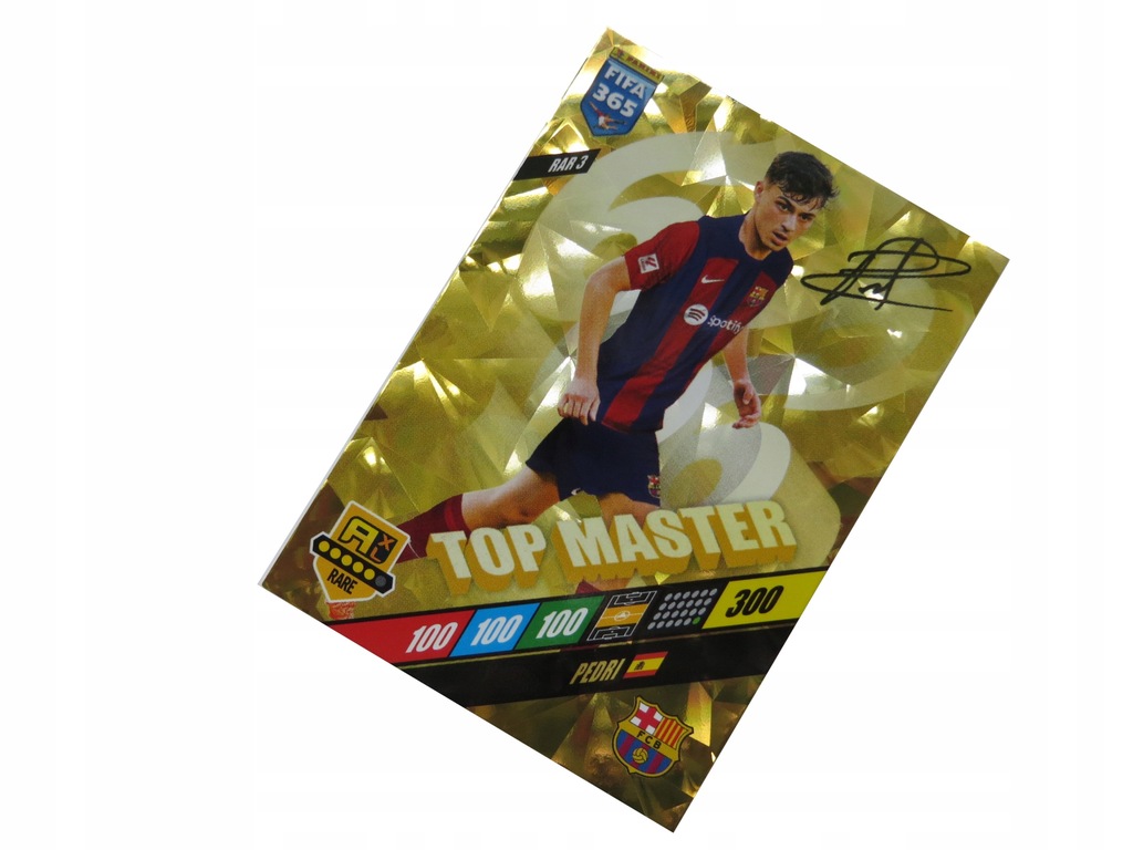 PANINI FIFA 365 2024 KARTY PIŁKARSKIE RARE TOP MASTER PEDRI RAR 3 BARCELONA - 14685830615 ...