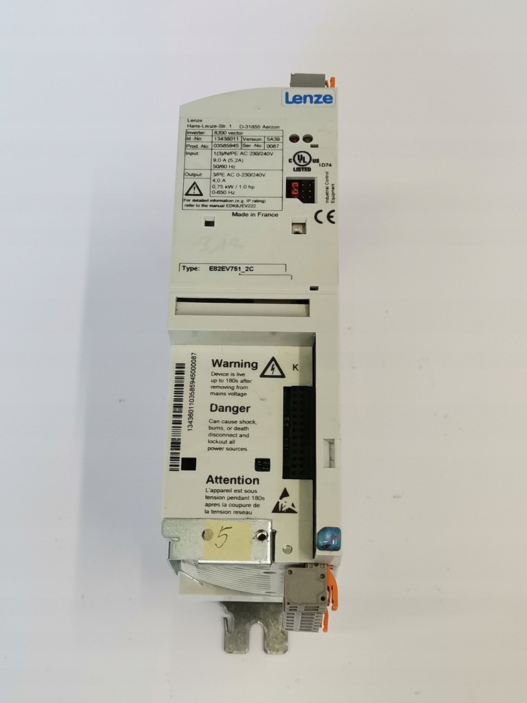 Falownik Lenze 8200 Vector E82EV751_2C 0,75kW,230V - 13966331089 ...
