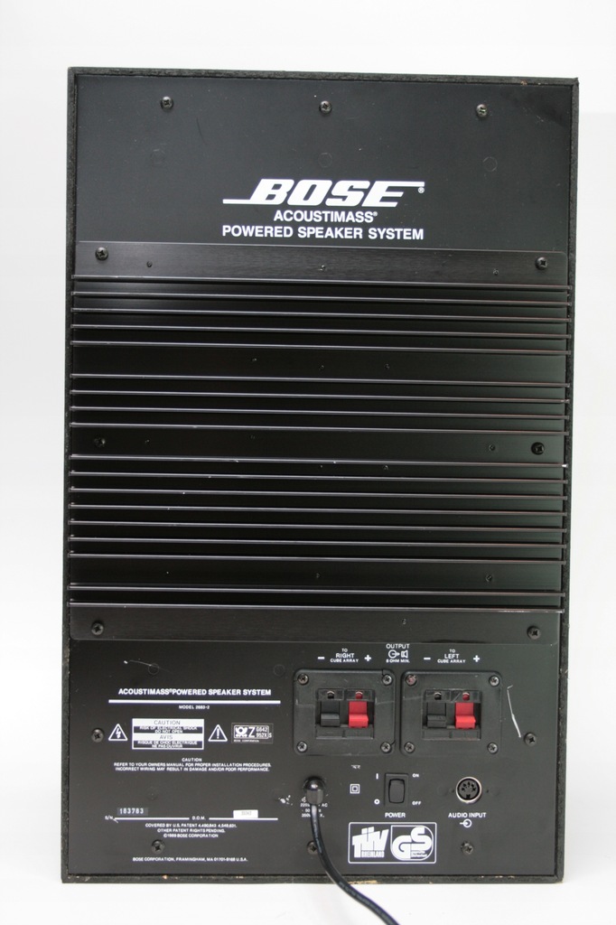 Subwoofer aktywny BOSE Acoustimass Model 2683-2 - 7781690053 - oficjalne archiwum Allegro