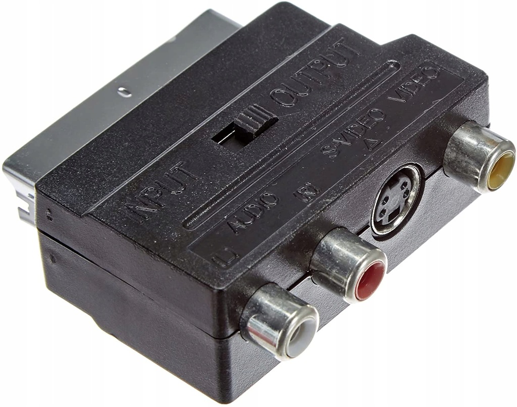 WTYCZKA SCART (EURO) RCA JACK i 4-PIONOWY MINI DIN - 12168013026 ...