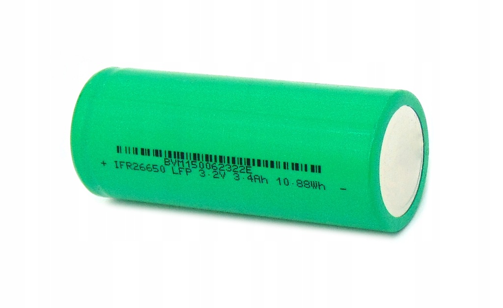 Akumulator Ogniwo LiFePO4 IFR26650 3.2V 3200mAh 8A - 13212898866 - oficjalne archiwum Allegro