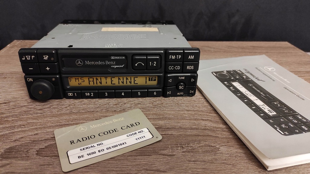 Radio MERCEDES R107 W126 BECKER W201 R129 W140 124 - 13821733436 ...