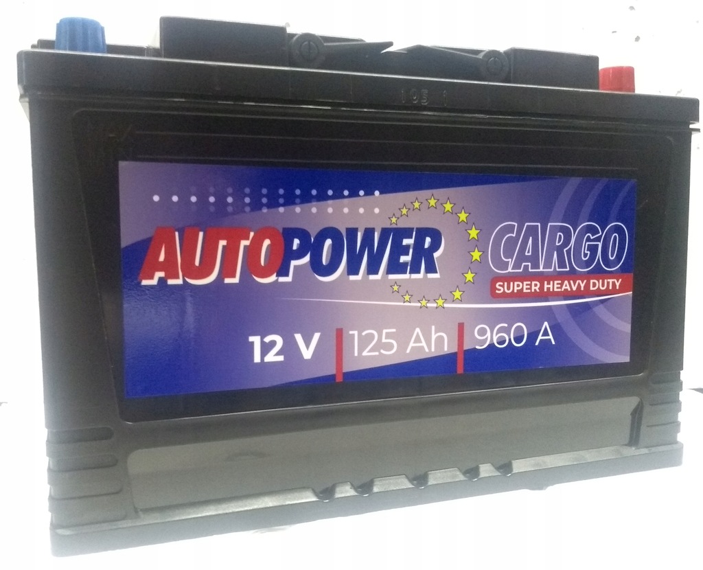 Akumulator AUTOPOWER 12V 125Ah 960A CARGO - 8422474621 - oficjalne ...