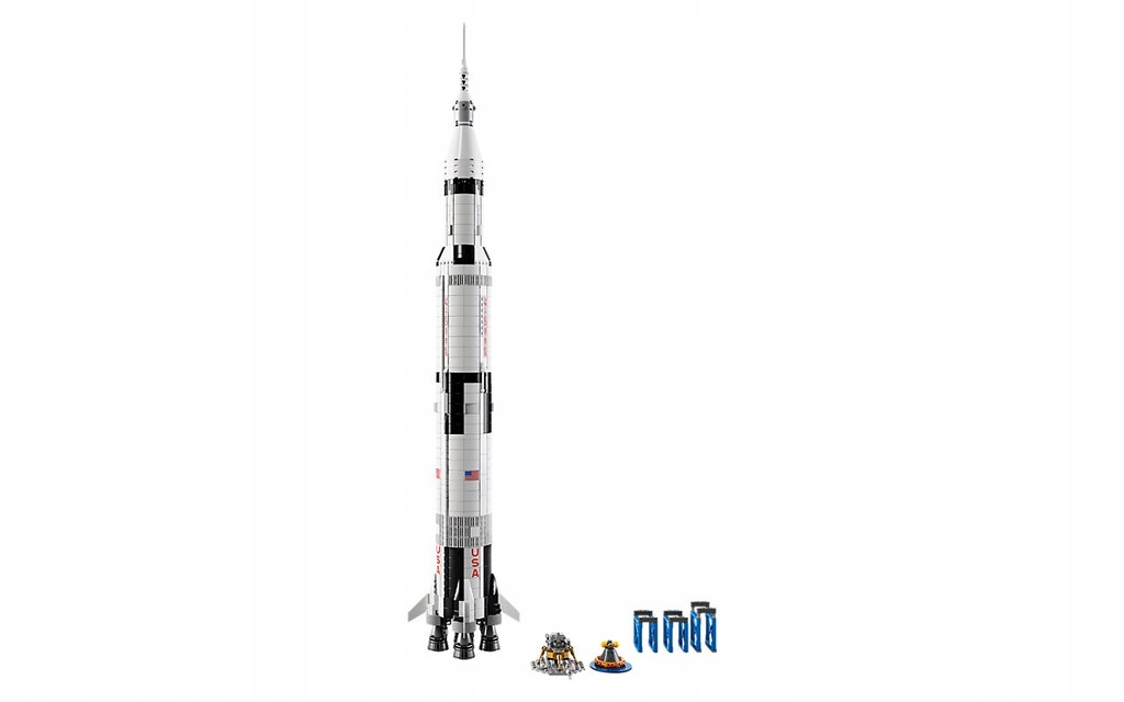 LEGO IDEAS 21309 RAKIETA NASA Apollo Saturn V - 7610899267 - oficjalne ...
