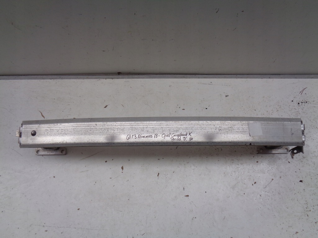 WZMOCNIENIE BELKA ZDERZAKA PRZEDNIA CITROEN C3 AIRCROSS OPEL CROSSLAND ...