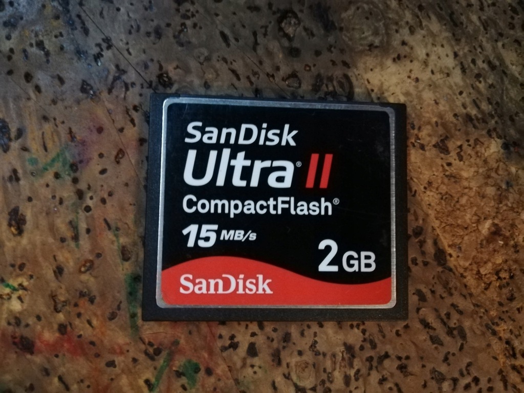 Karta CF Compact Flash SanDisk Ultra II 2GB 15mb/s - 11968684113 ...
