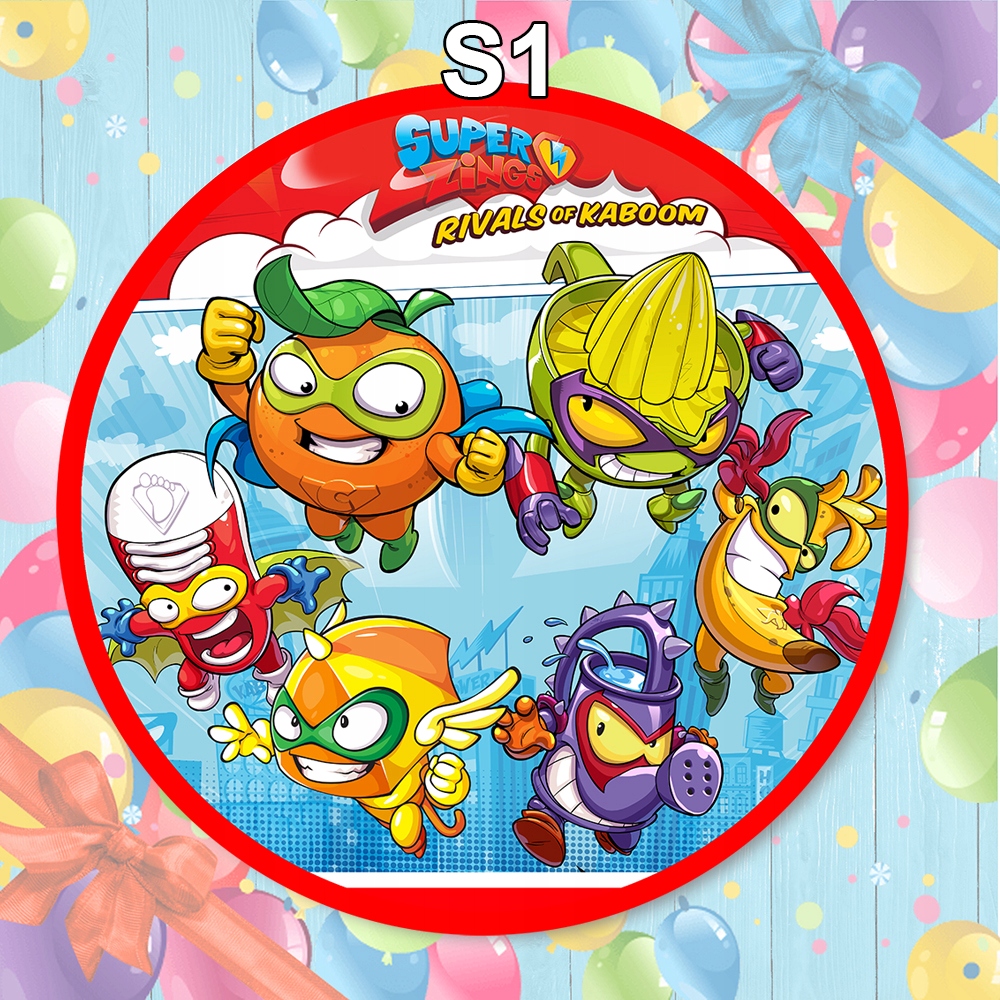 OPŁATEK NA TORT SUPER THINGS MOCNE KOLORY HD - 10487740091 - oficjalne ...