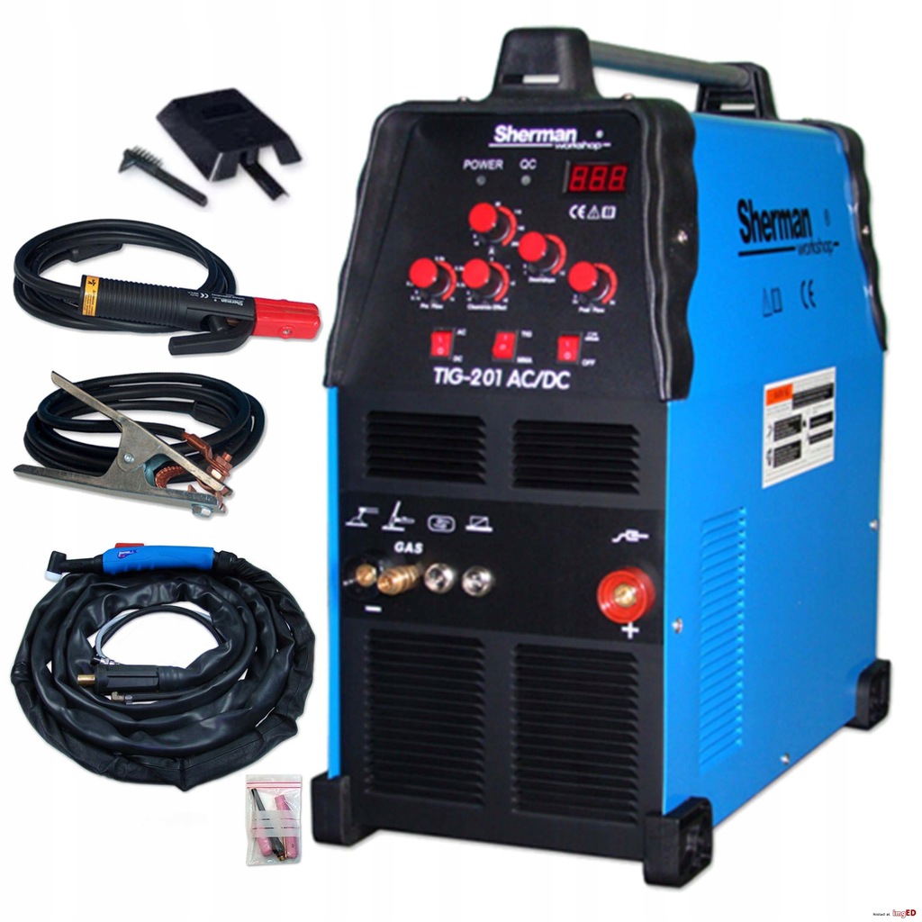Spawarka Sherman TIG 201 ACDC ALU ZESTAW NOWY - 7523543877 - oficjalne archiwum Allegro