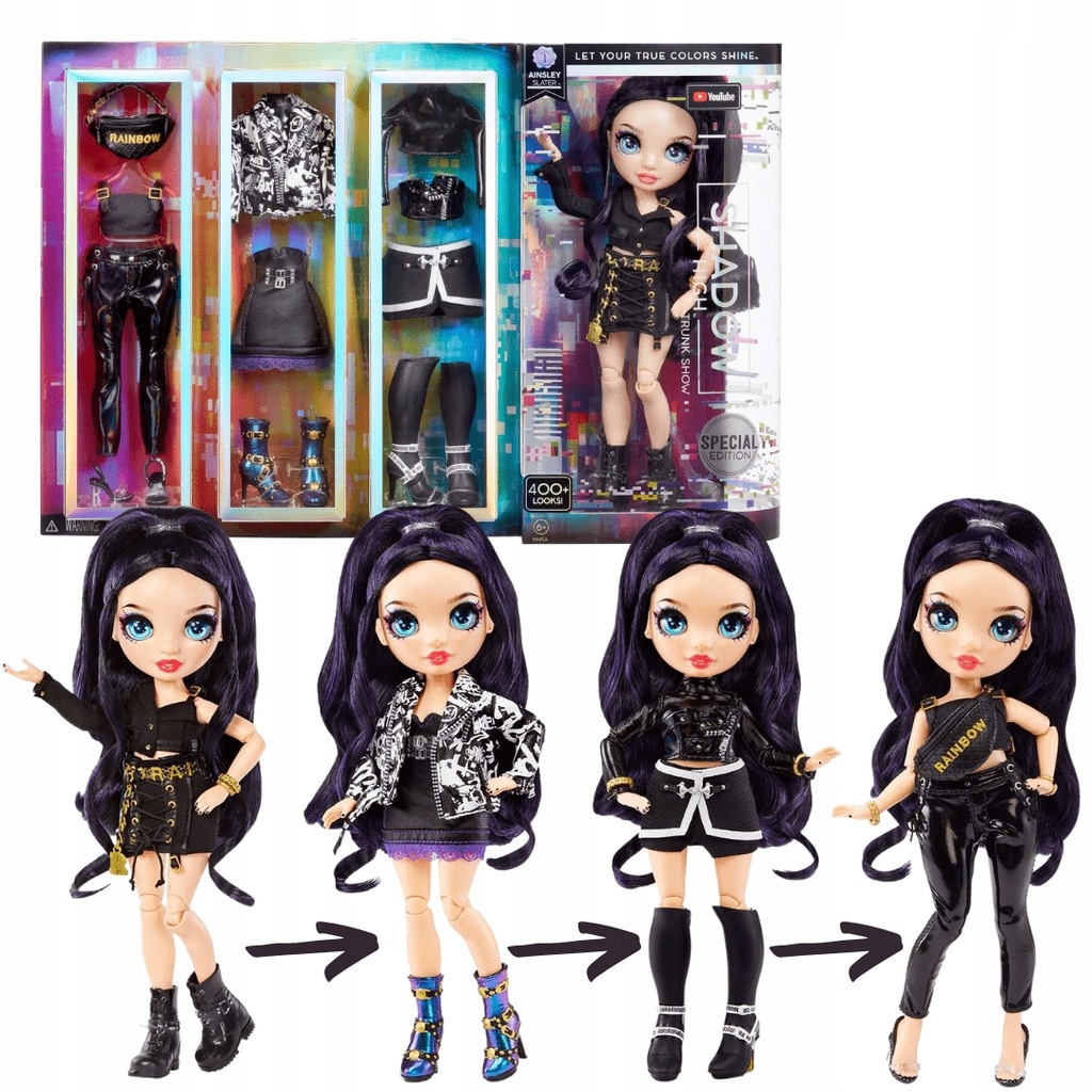 MGA Rainbow High Lalka Shadow High Ainsley Slater - 12294196440 ...