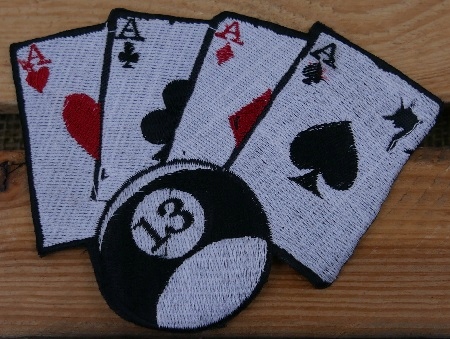 Karta As Pik 13 Naszywka Haftowana - 8880922241 - oficjalne archiwum ...