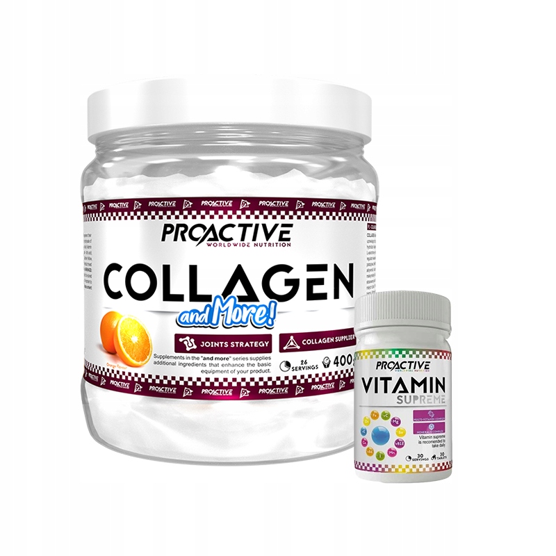 Collagen 400g - FLEX MSM GLUKOZAMINA KOLAGEN WAPŃ - 7096190619 - oficjalne archiwum Allegro