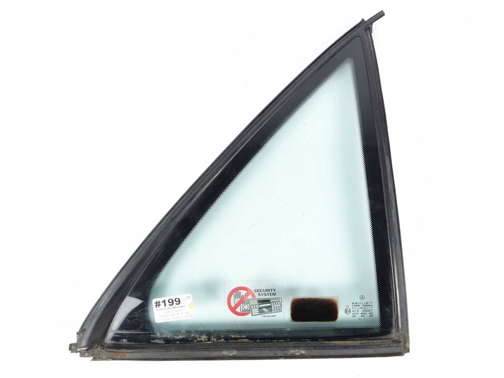 Mercedes S W140 SZYBA BOCZNA TRÓJKĄT PRAWY TYŁ - 7981271297 - oficjalne ...