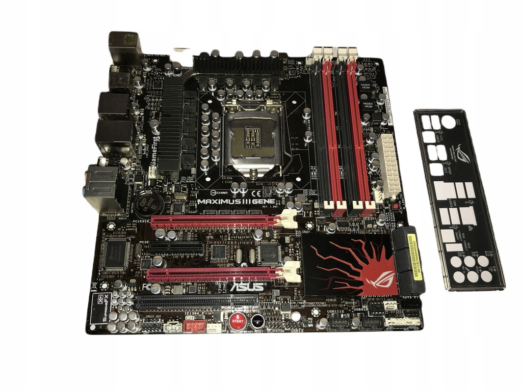 pg639 płyta główna ASUS MAXIMUS III GENE 1156 - 12561011633 - oficjalne ...