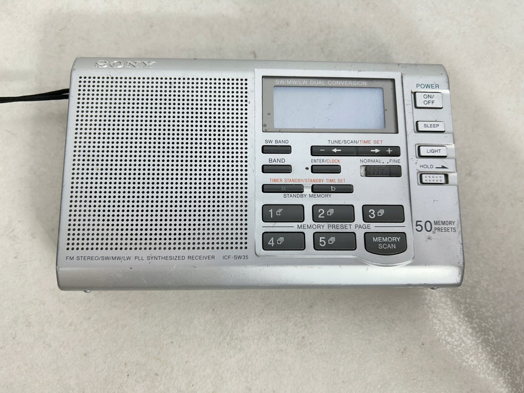 Radio wielozakresowe globalne Sony ICF-SW35 - 13658555221 - oficjalne ...