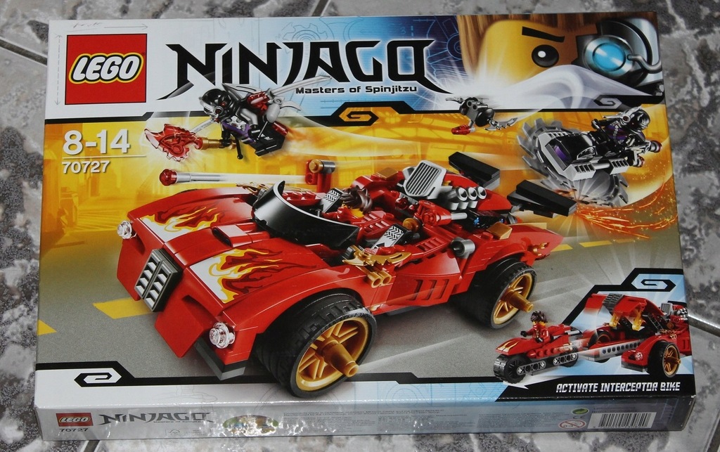 LEGO Ninjago 70727 X-1 Ninja Charger NOWY perełka! - 13395166368 ...