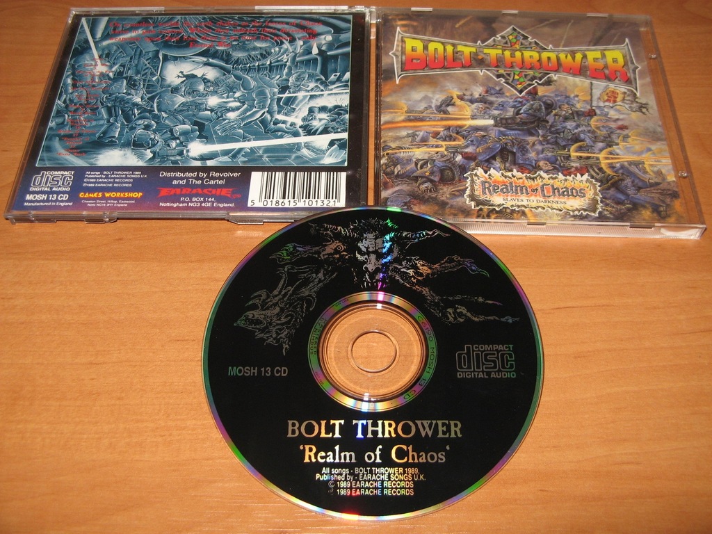 BOLT THROWER - Realm Of Chaos - stare WYD - 12847774886 - oficjalne archiwum Allegro