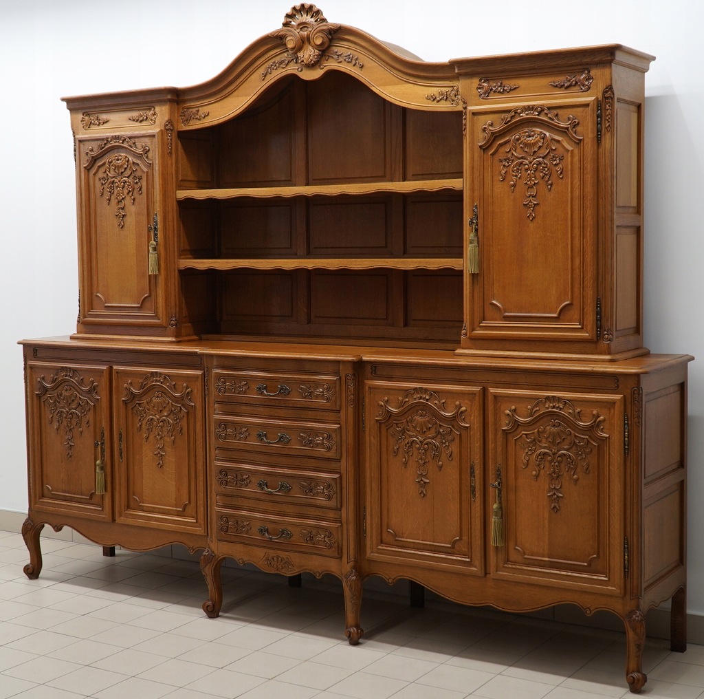 KREDENS LUDWIKOWSKI LITY DĄB 224x265x53cm - 13395619351 - oficjalne ...