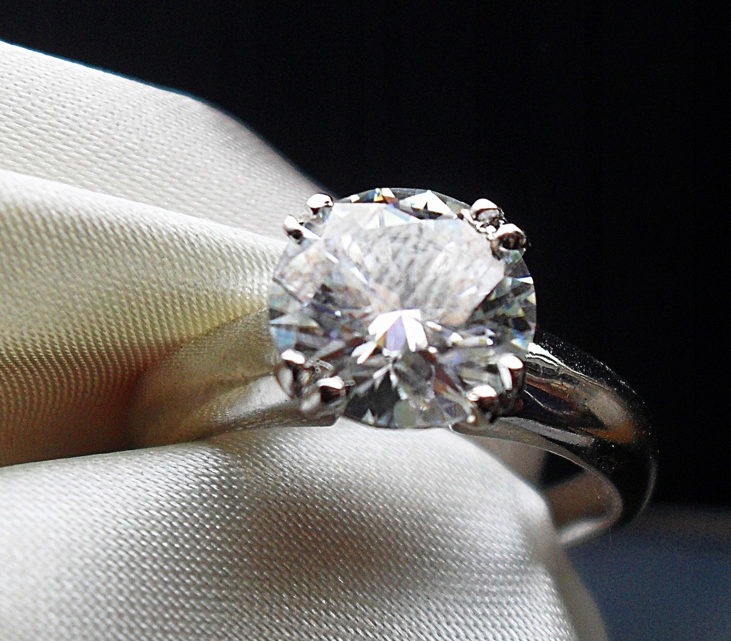 BRAZYLIA I DIAMENT 3.08CT C Z Y S T A KRYSTALICZNA BIEL - 14810746312 - oficjalne archiwum Allegro