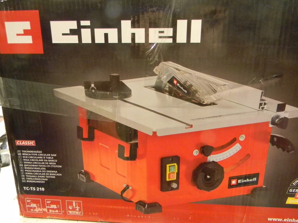 Piła stołowa Einhell TC-TS 210 1200 W 30 mm - 13149048522 - oficjalne archiwum Allegro