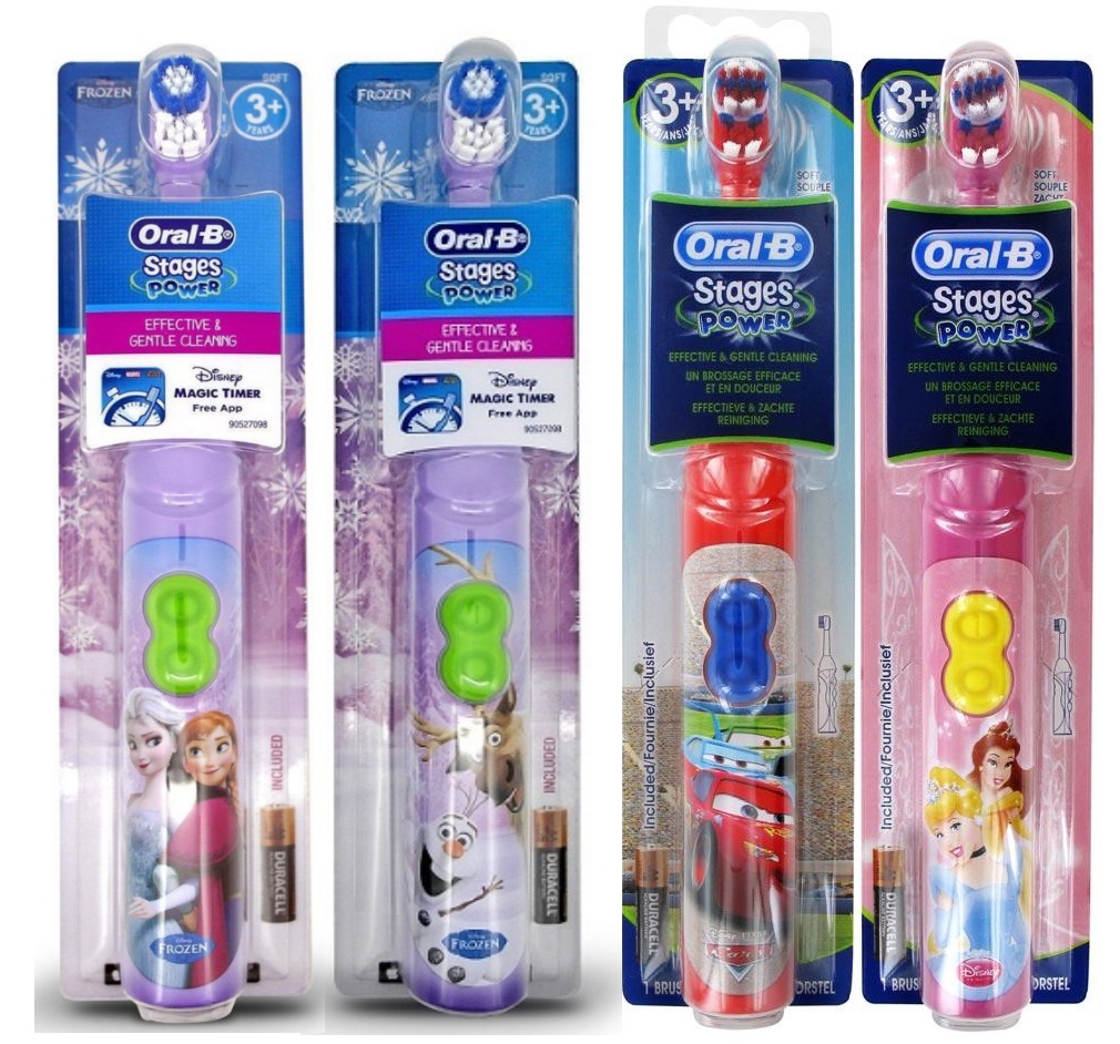 Szczoteczka elektryczna dla dzieci ORAL-B 4 WZORY - 7530467995 - oficjalne archiwum Allegro