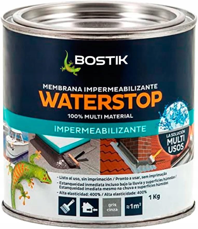 Bostik Waterstop Wysoce wytrzymała hydroizolacja, szara, 1 kg ...