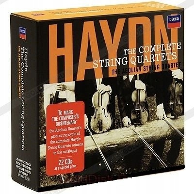 HAYDN COMPLETE STRING QUARTETS (AEOLIAN) 22CD BOX - 8354175421 - oficjalne archiwum Allegro