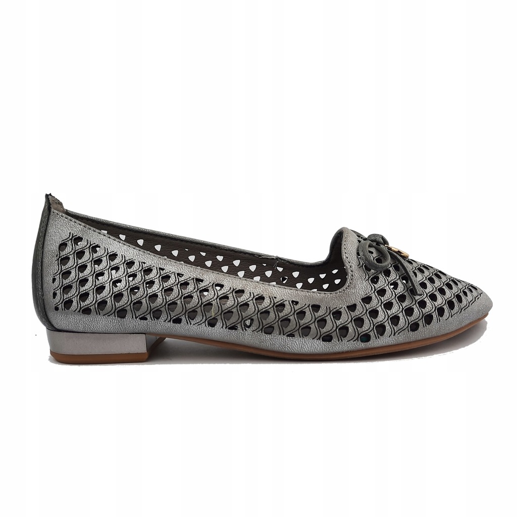 Baleriny ażurowe MOKASYNY SLIPPERY szare (38) - 10665528917 - oficjalne ...