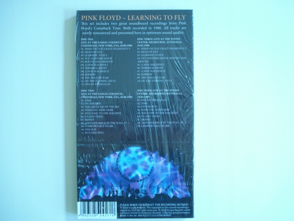 Pink Floyd -Learning To Fly.BOX 4CD - 12626354253 - oficjalne archiwum Allegro