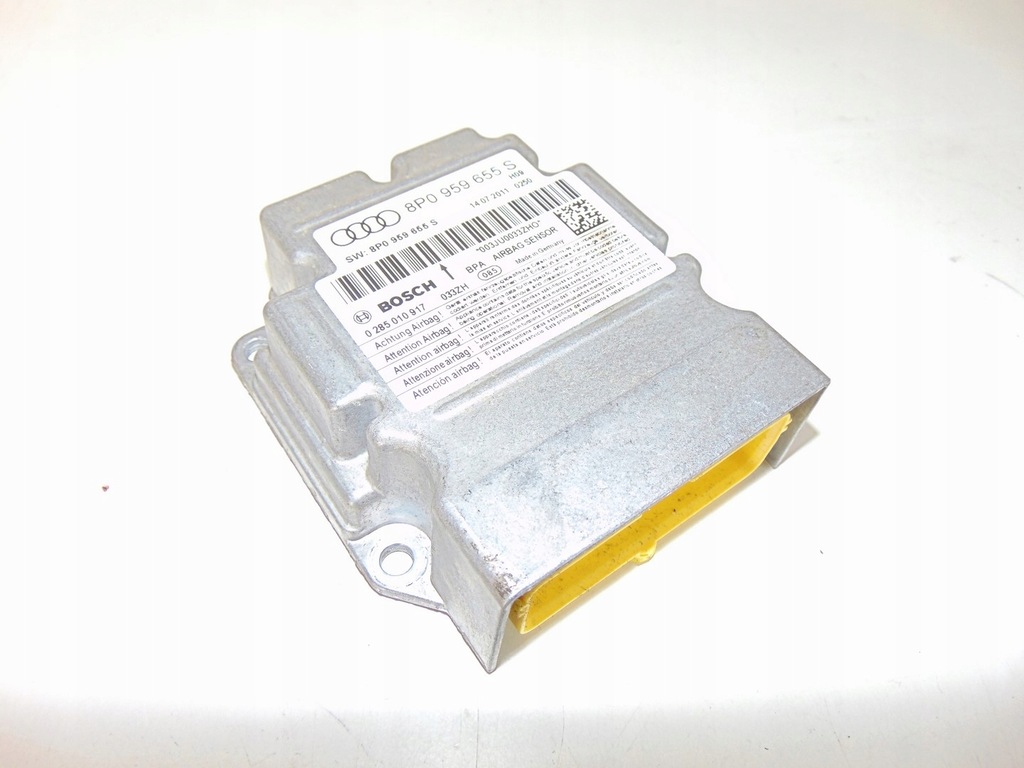 MODUŁ SENSOR AIRBAG 8P0959655S AUDI A3 8P LIFT 08- - 13880407104 - oficjalne archiwum Allegro