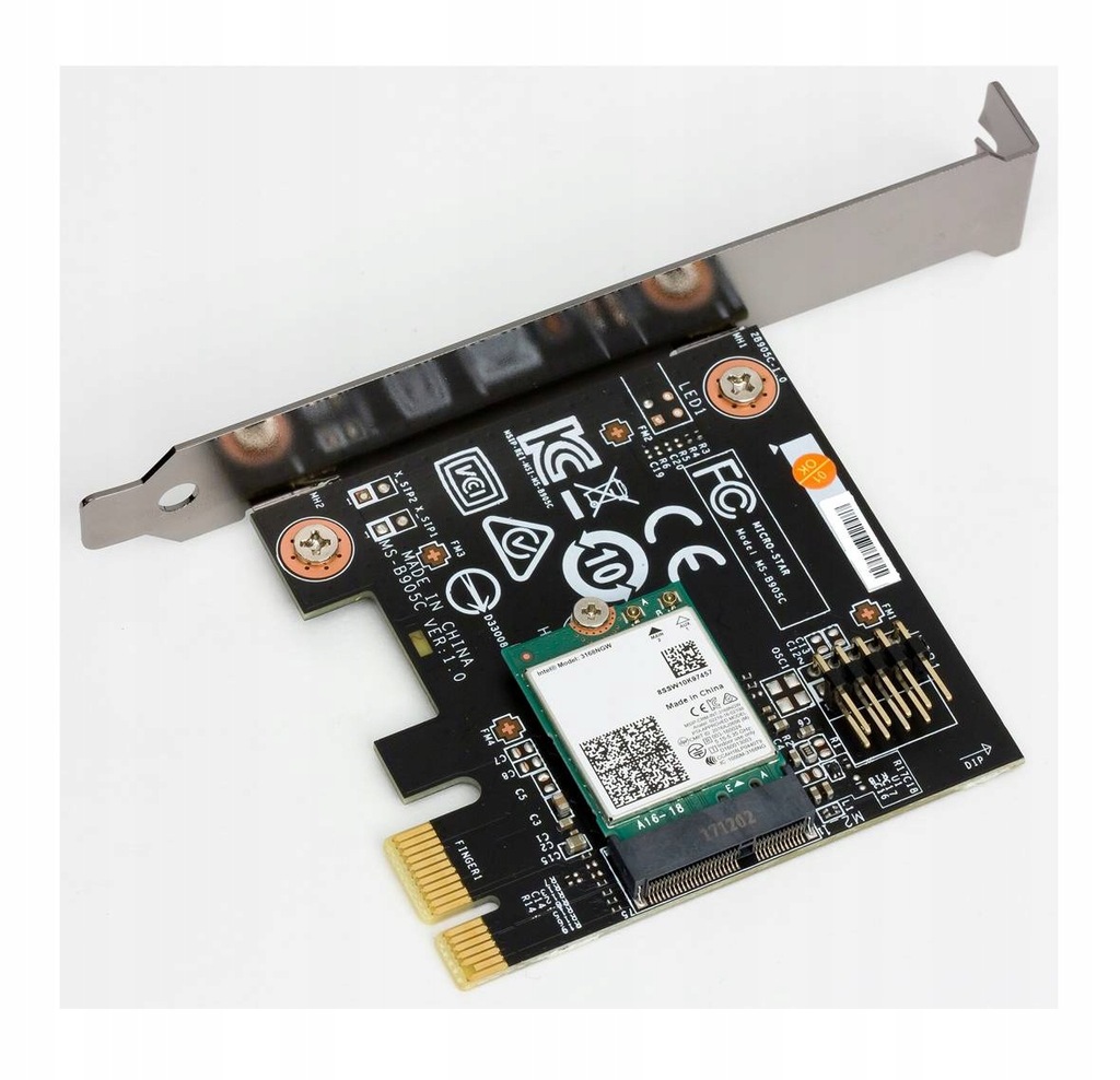 KARTA SIECIOWA MSI MS-B905C WIFI 5GHZ BLUETOOTH - 14288614917 ...