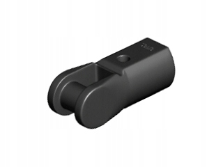 LEGO 23443 Czarny uchwyt 1szt - 8109691981 - oficjalne archiwum Allegro