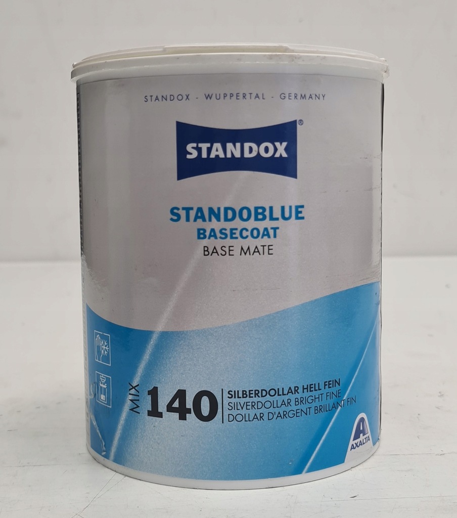 Standox Standoblue Mix 140 Lakier bazowy srebrny dolar jasny drobny 1 ...