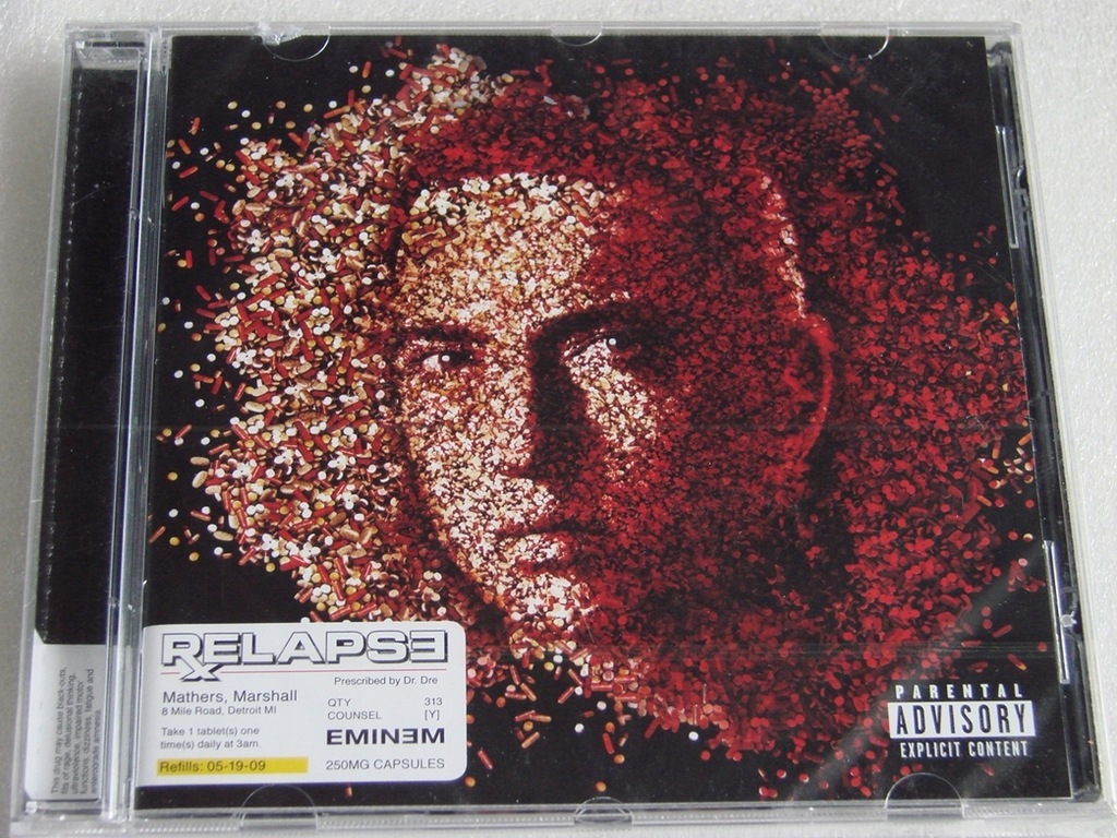 Eminem – Relapse CD Nowa Zachodnie - 11803907517 - oficjalne archiwum ...