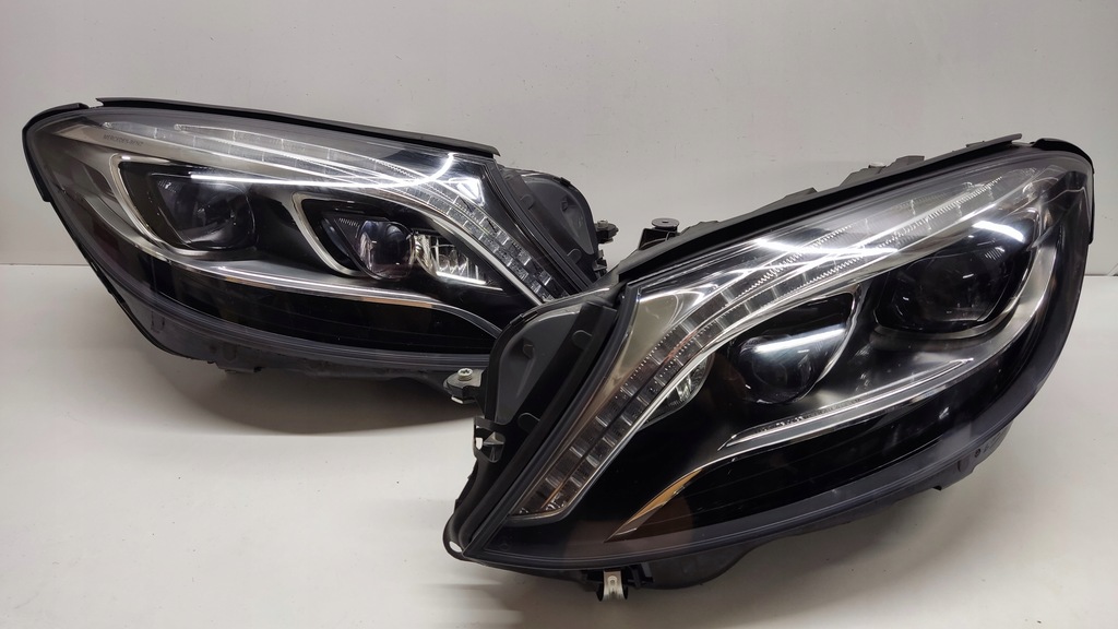 MERCEDES S KLASA W222 FULL LED LEWY PRAWY LAMPA - 12461954667 ...
